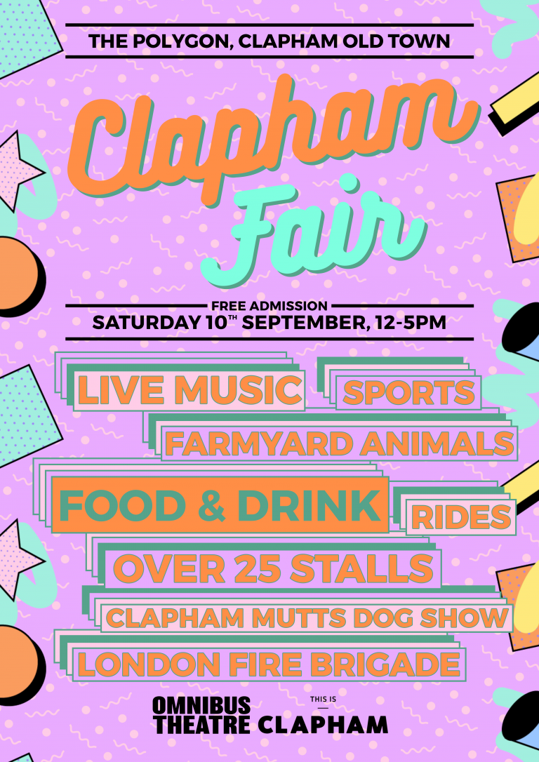 CLAPHAM FAIR 2022 – Omnibus Theatre
